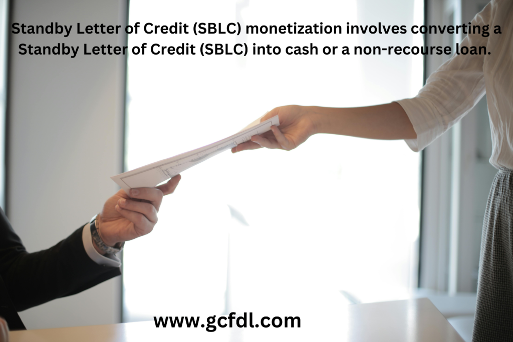 Standby Letter of Credit (SBLC) Monetization - General Credit Finance ...